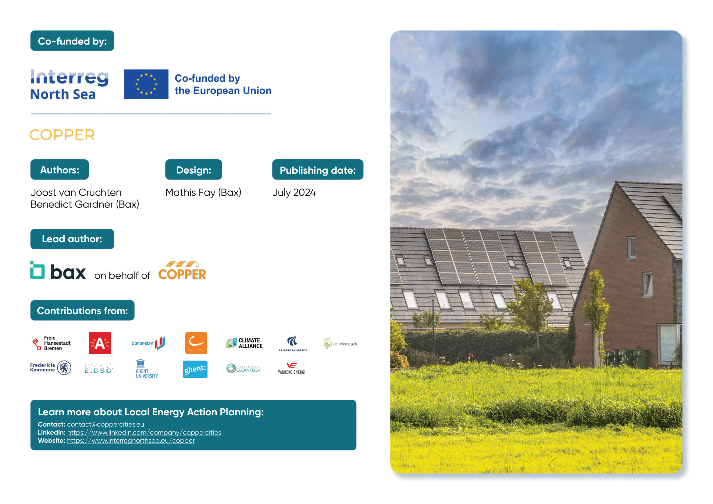 [Infographic] Why Locally-Powered Cities need Local Energy Action Planning COPPER | Interreg ...